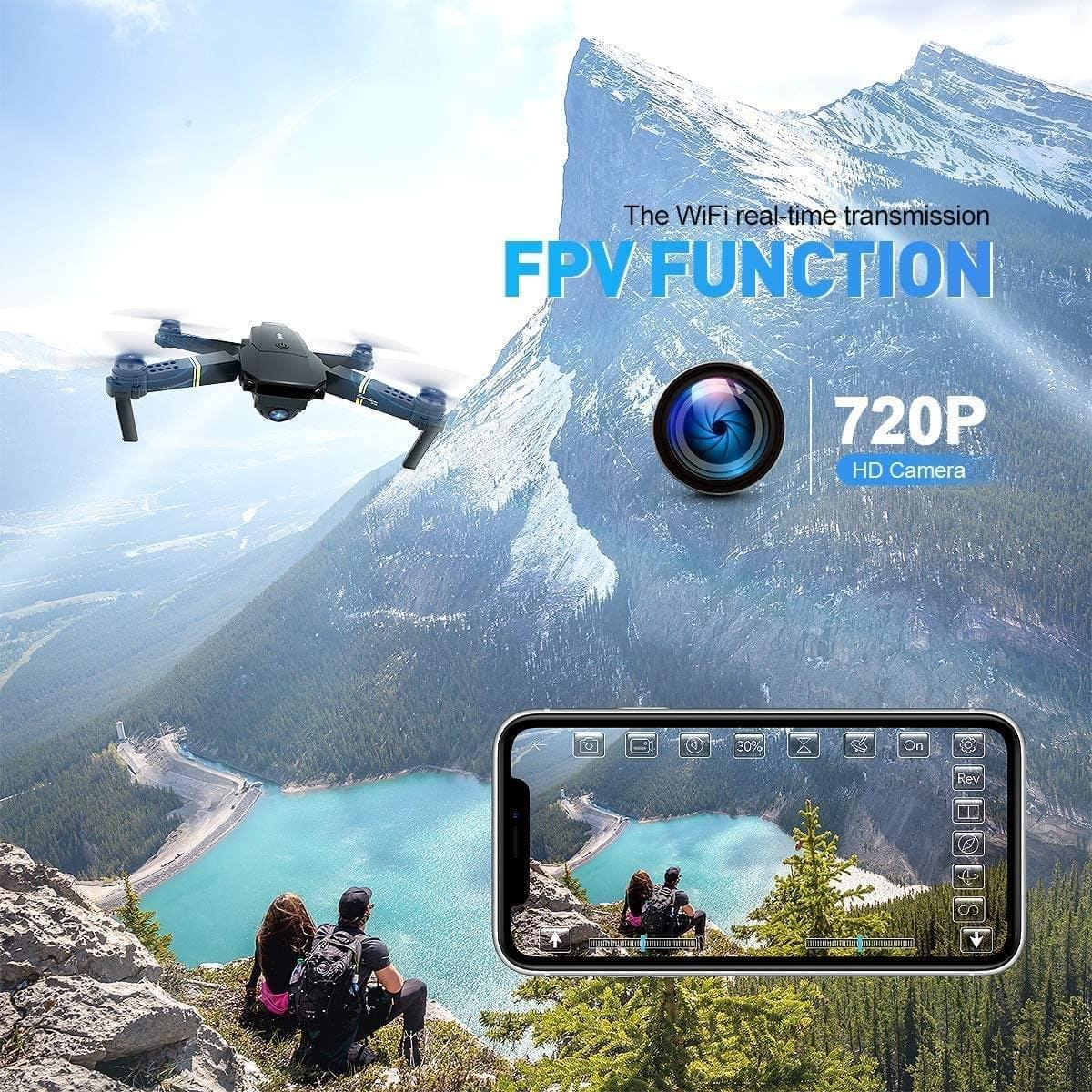 Drone X Pro WIFI FPV 4K HD Drone Camera | 3 Batteries – FLYDRONE